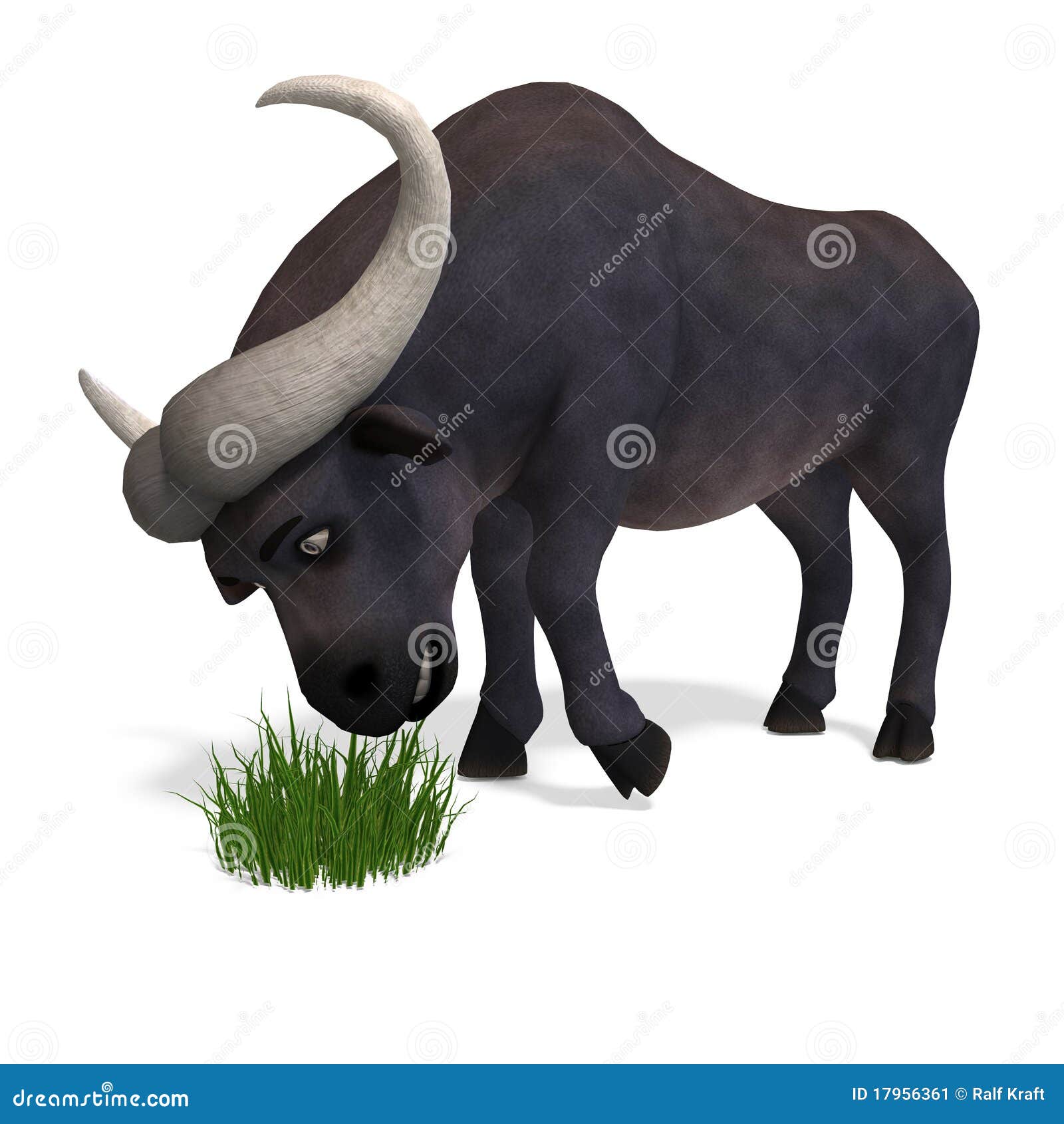 Cartoon Buffalo Seamless Pattern Vector Combined With Geometric Shapes ...