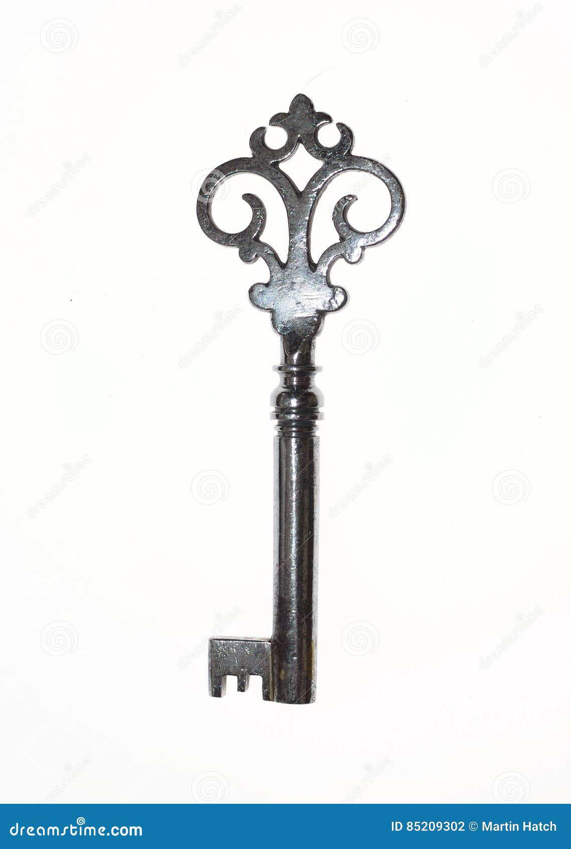 Very Decorative Antique Steel Pipe Key Stock Photo - Image of safety ...
