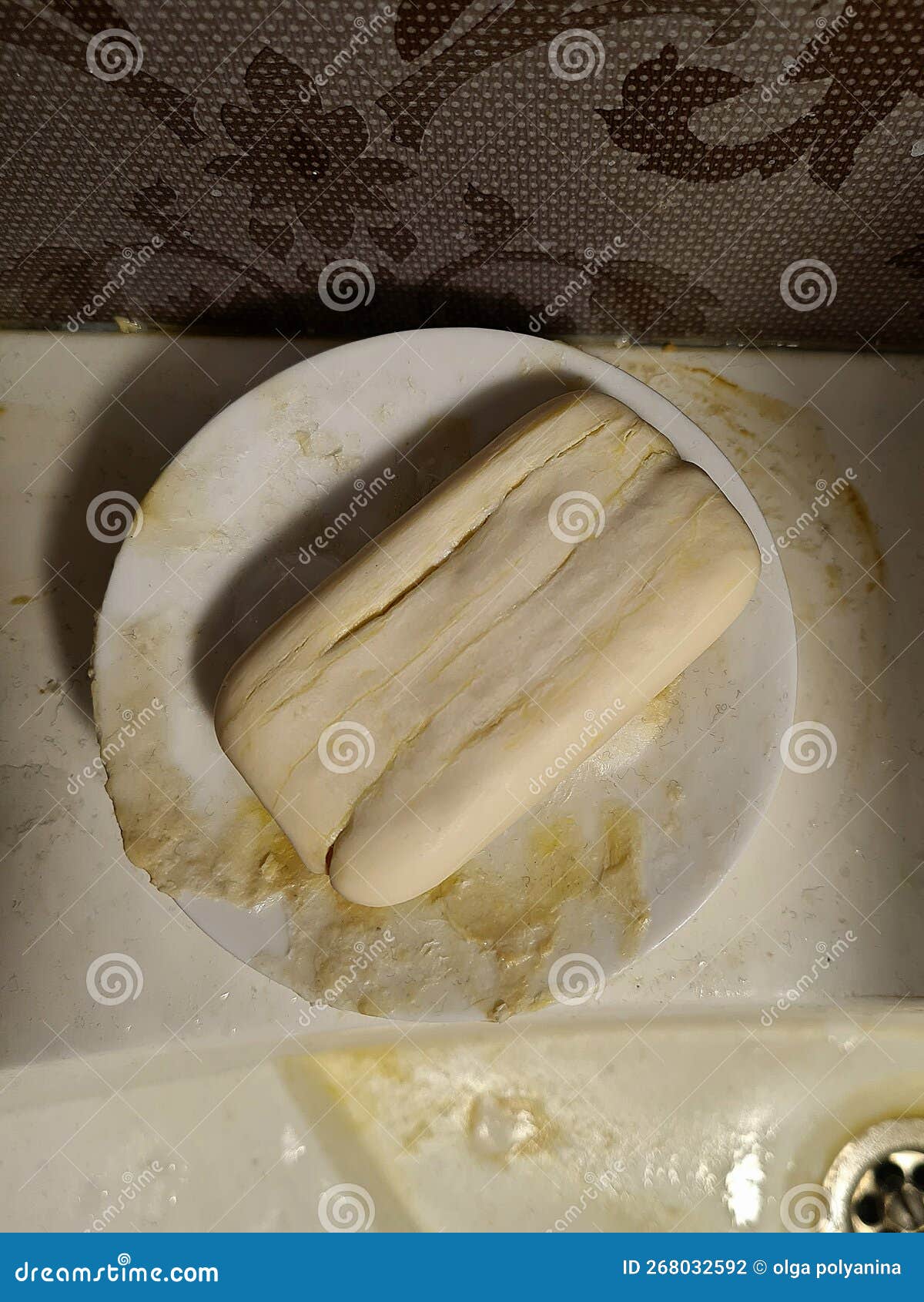 A Very Dirty Soap on a Very Dirty Sink Stock Photo - Image of nasty ...