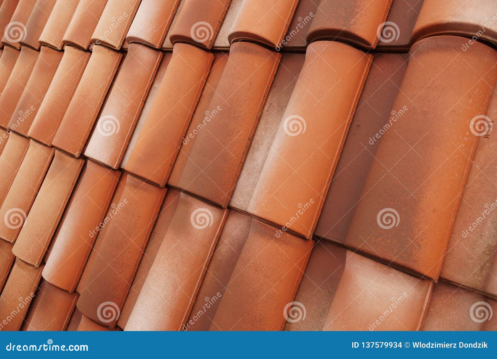A Classic Ceramic Tile in Shape and Color. Very Durable Roof Cover ...