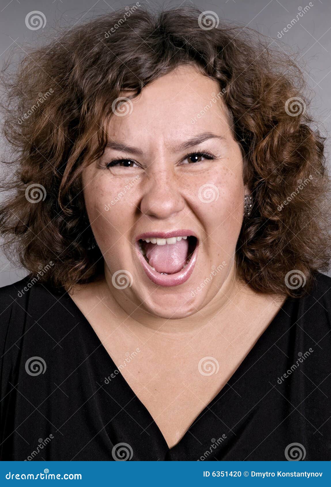 Emotional Woman Crying And Covering The Face With The Hands Hiding The ...