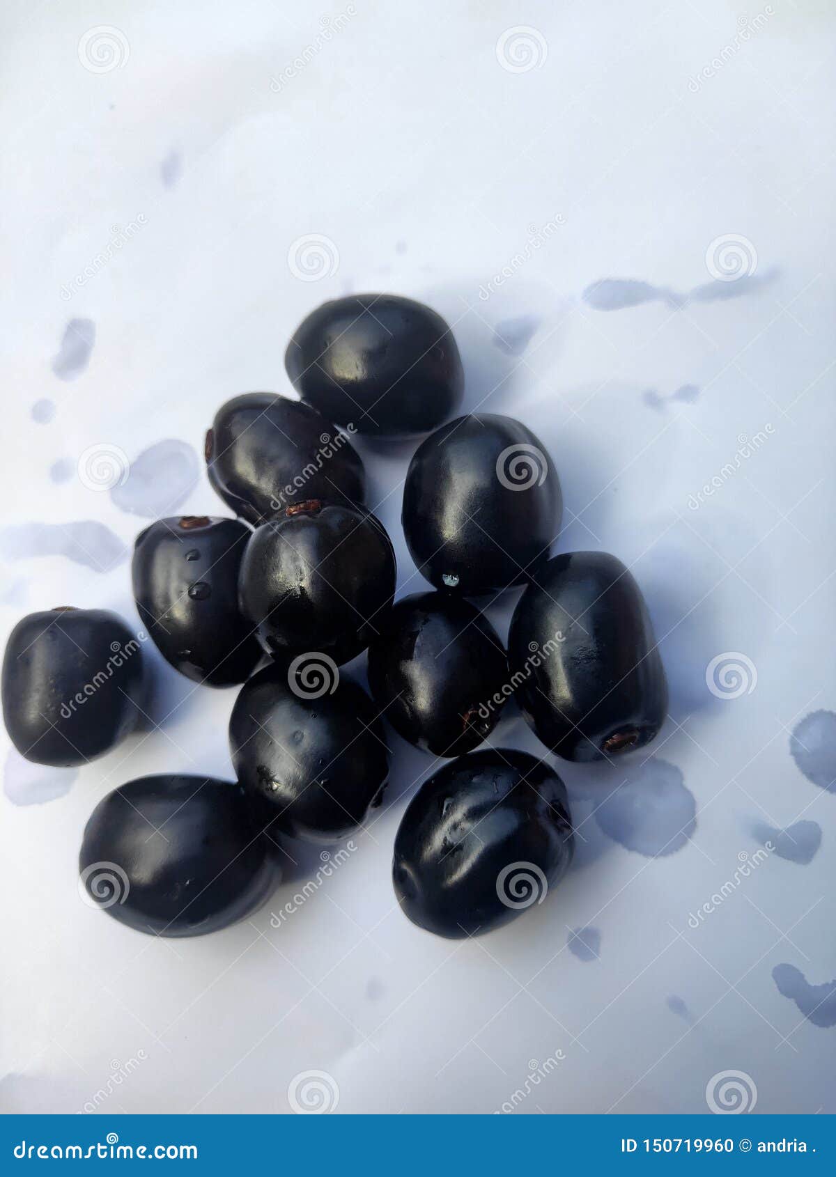 Very Exotic Java Plum Fruits Stock Photo - Image of exotic, potrait ...