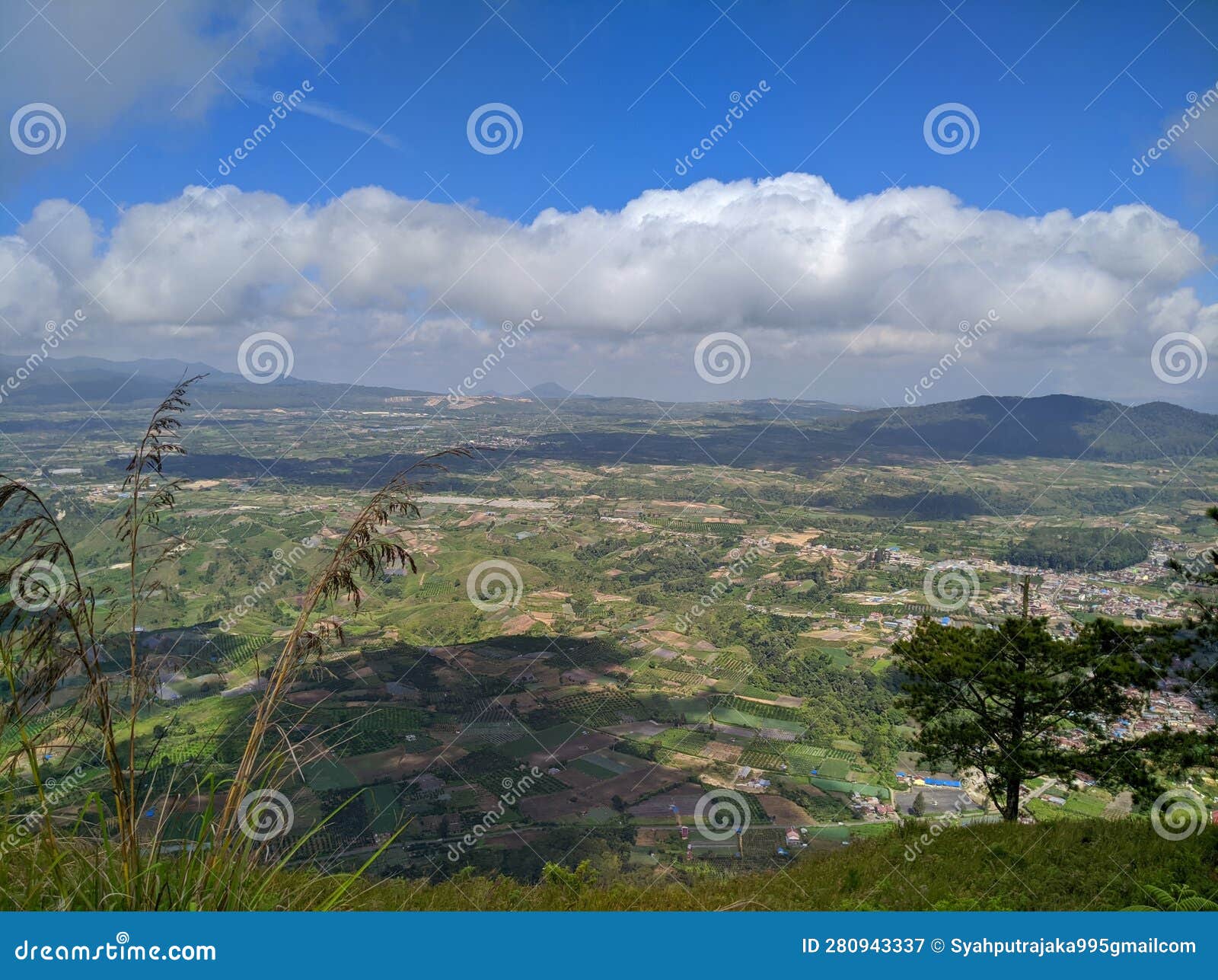 A Very Extraordinary View on the Hill in the Land of North Sumatra ...