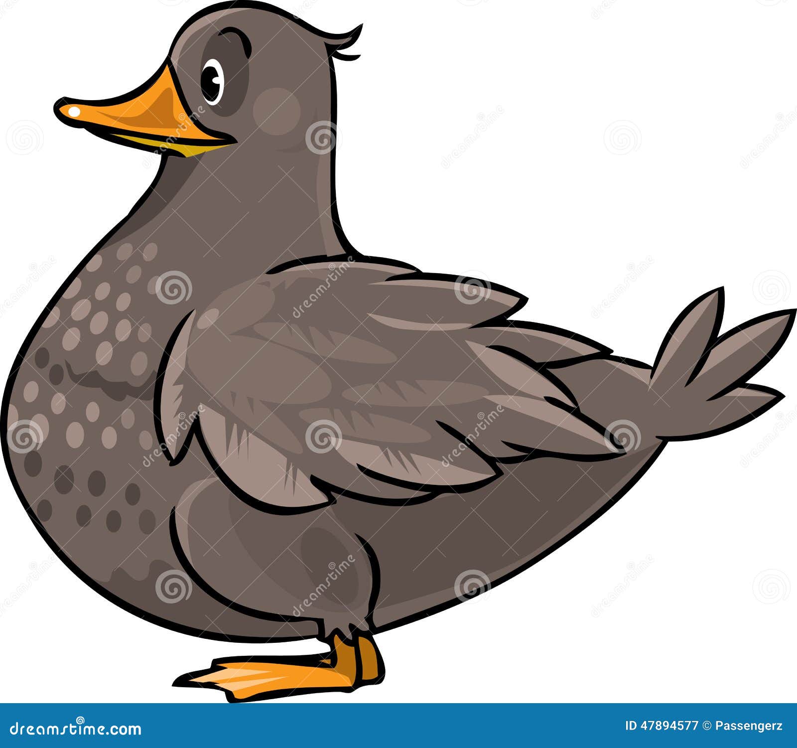 Very fat duck stock illustration. Illustration of children - 47894577