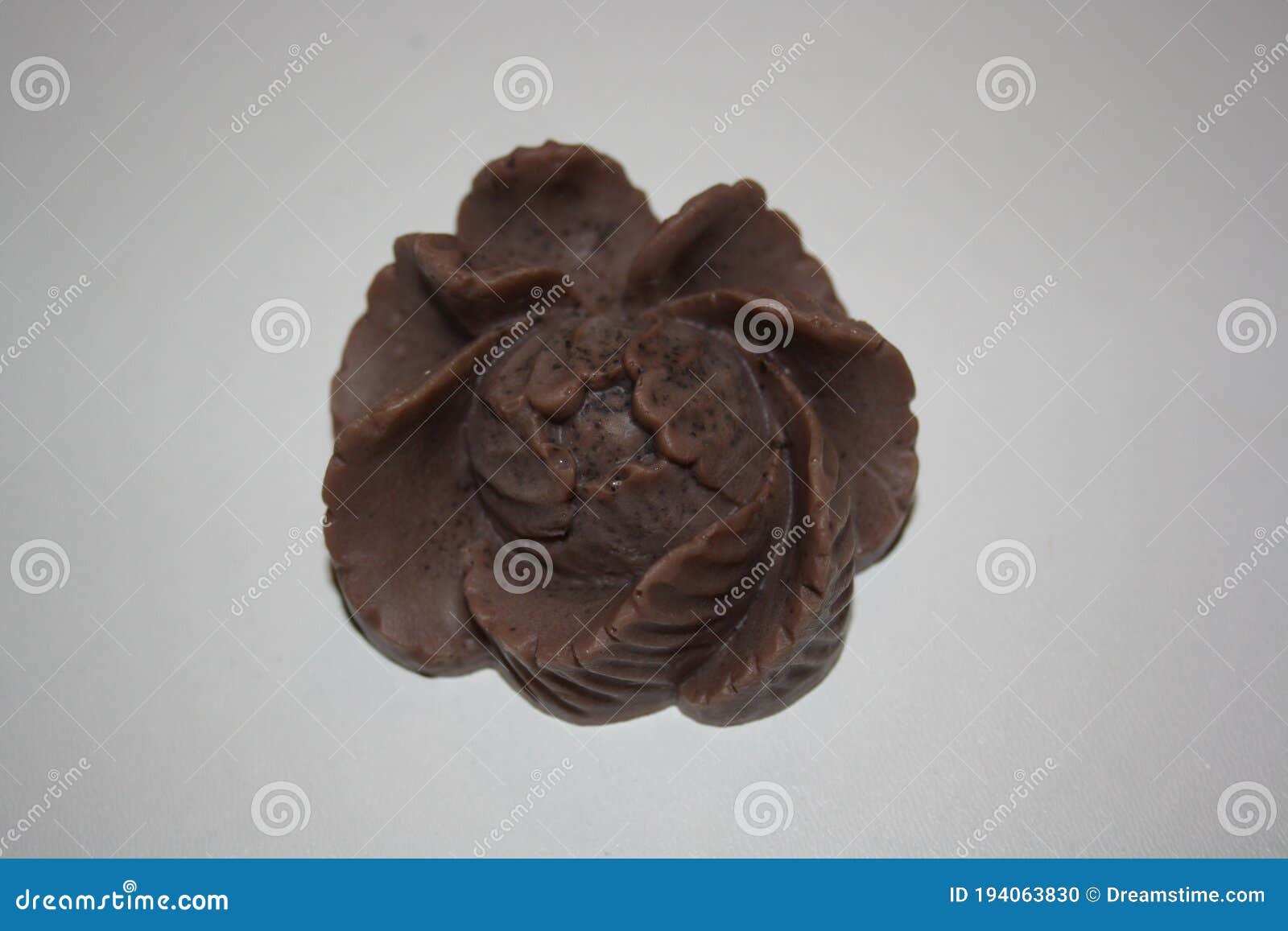 Handmade chocolate soap stock photo. Image of fibrous - 194063830