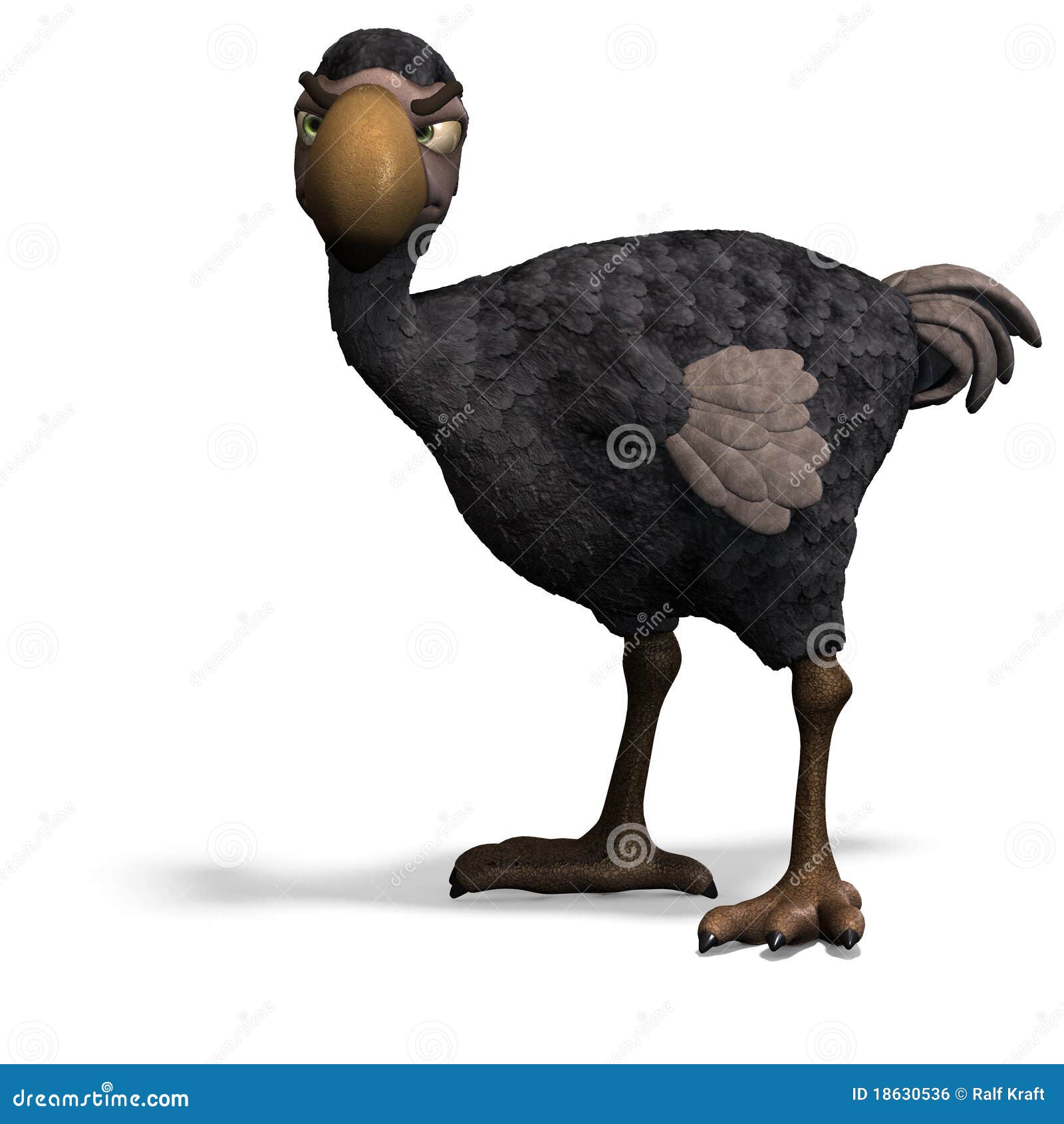 Very funny toon Dodo-bird stock illustration. Illustration of gaggle ...