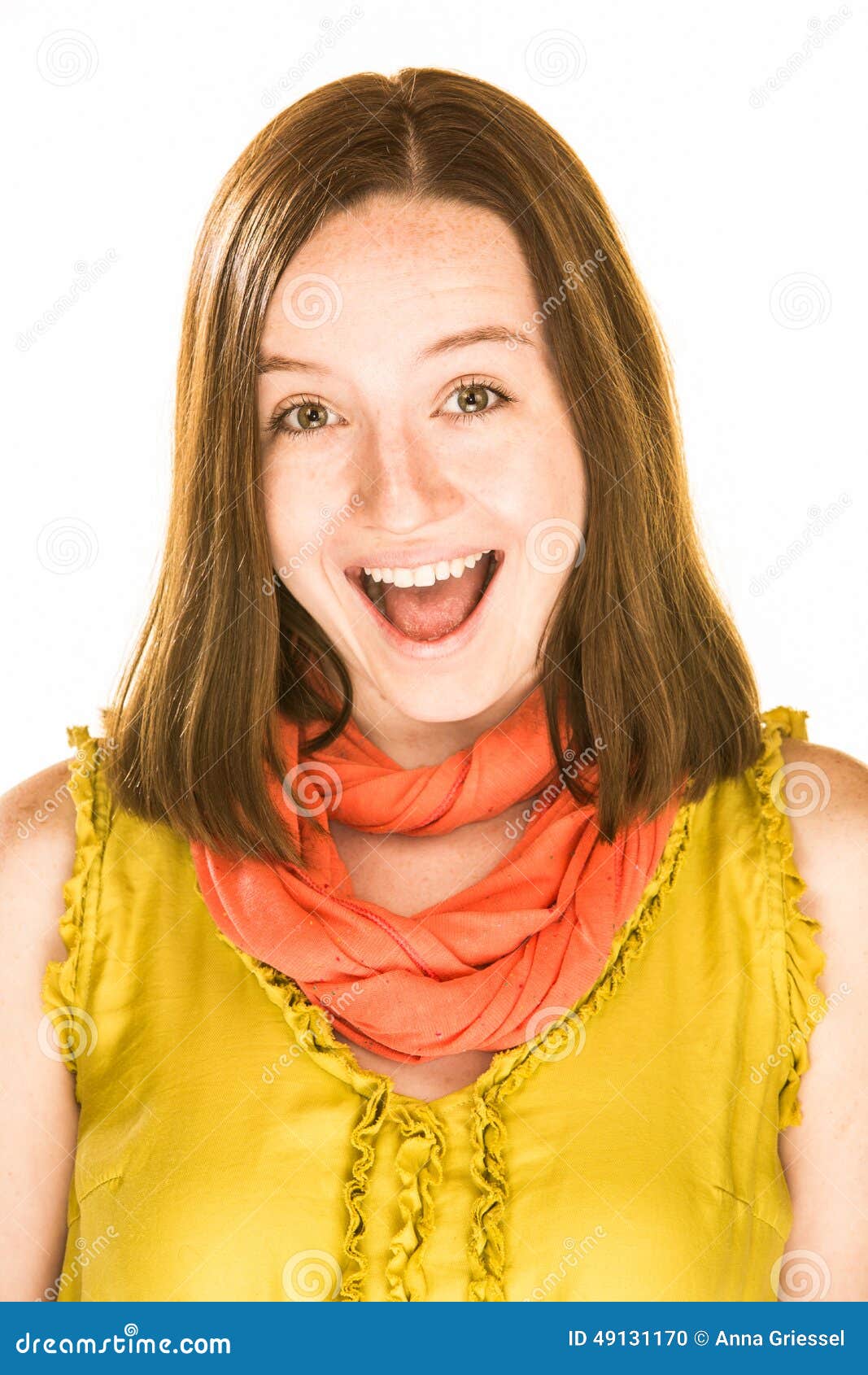 Very Happy Expression stock photo. Image of girl, expression - 49131170