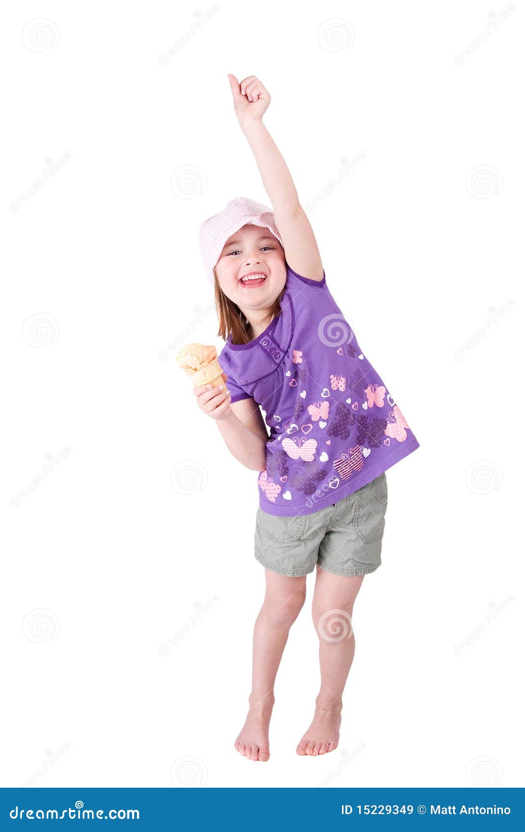 Very happy girl stock image. Image of food, portrait - 15229349