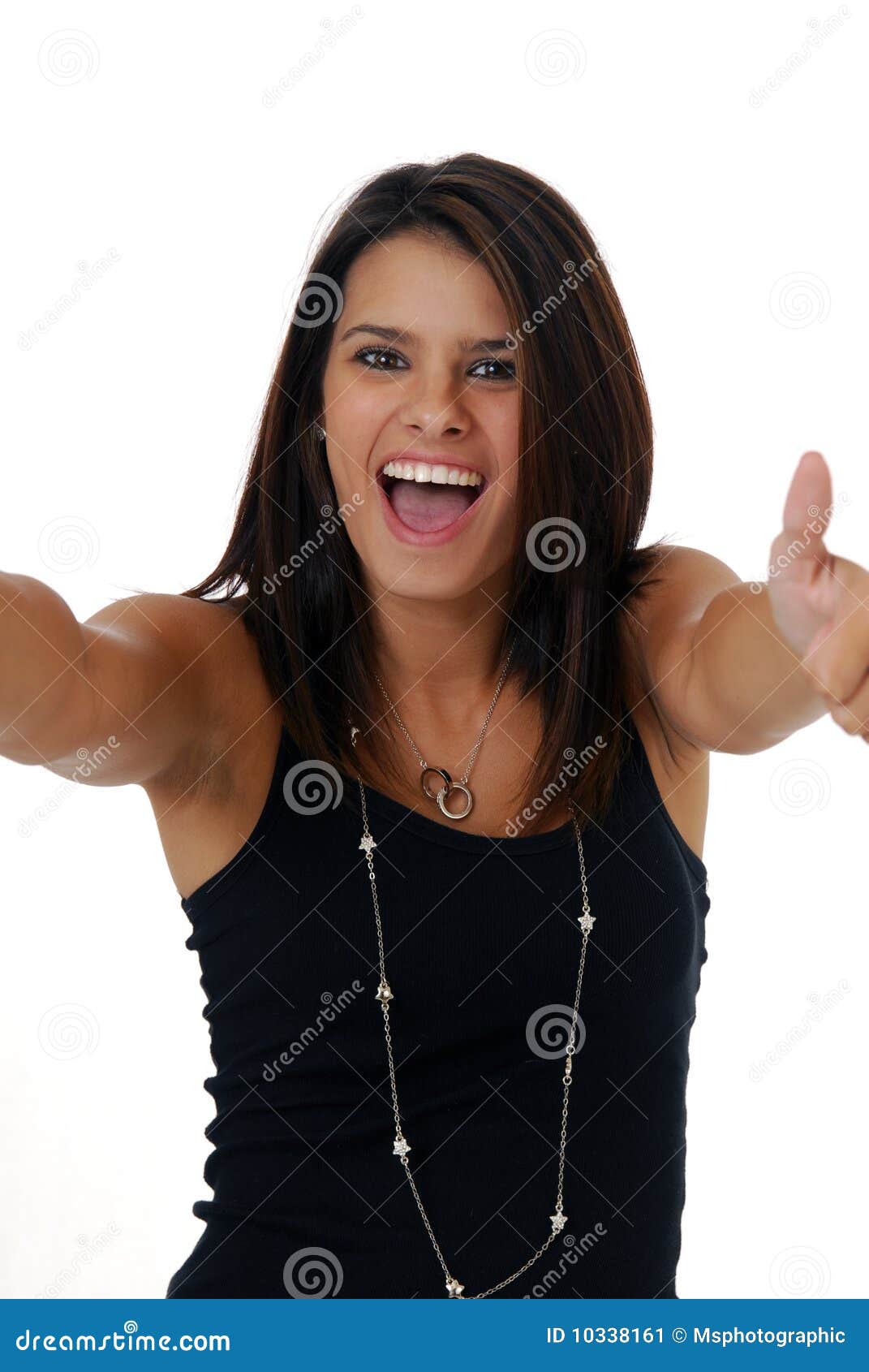 Very happy woman stock image. Image of face, sensuality - 10338161
