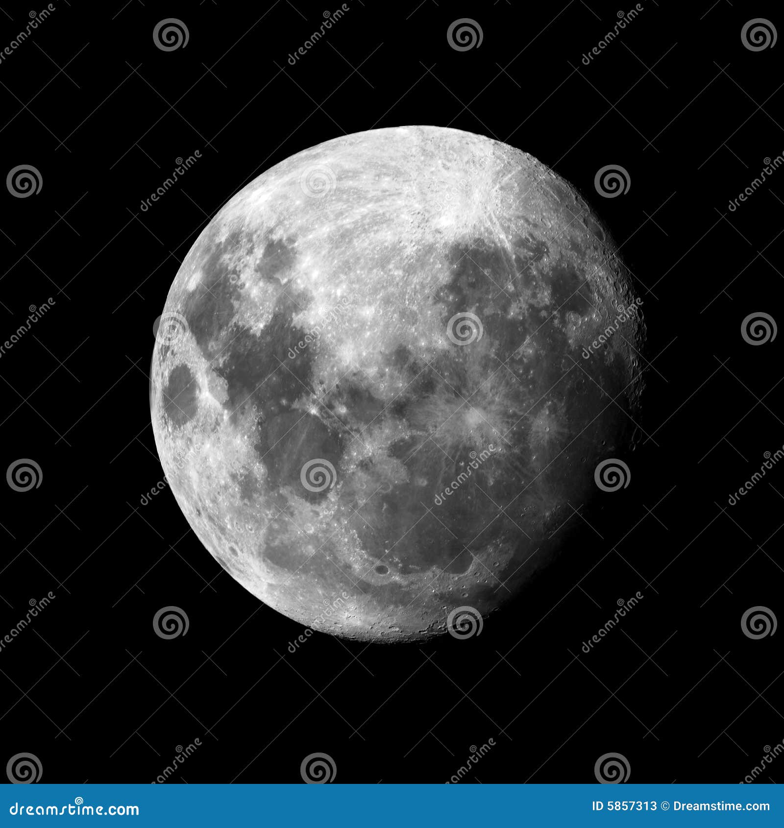 Very High Resolution Moon stock image. Image of inhabited - 5857313