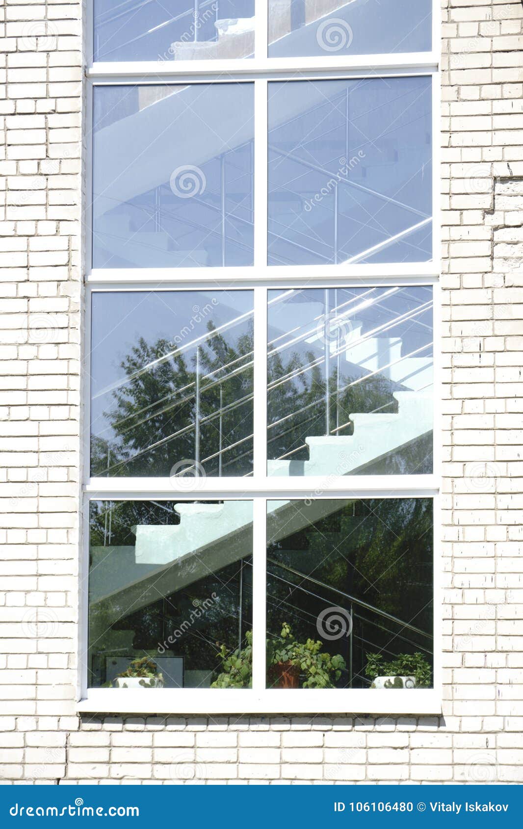 Very High Windows in the House Stock Photo - Image of blank, ceiling ...