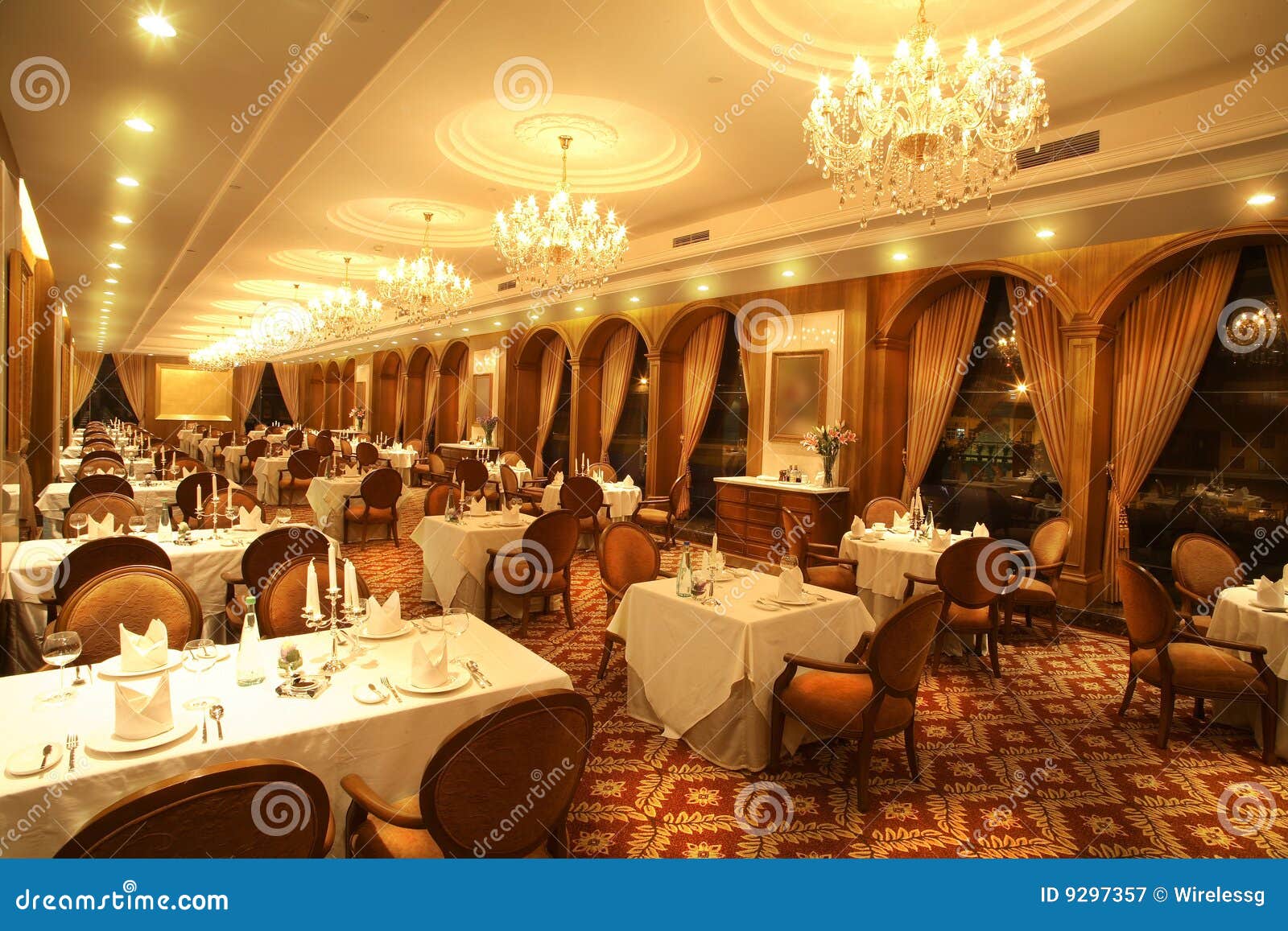 A Very Huge Hall with Lamp and Table Stock Image - Image of angle ...