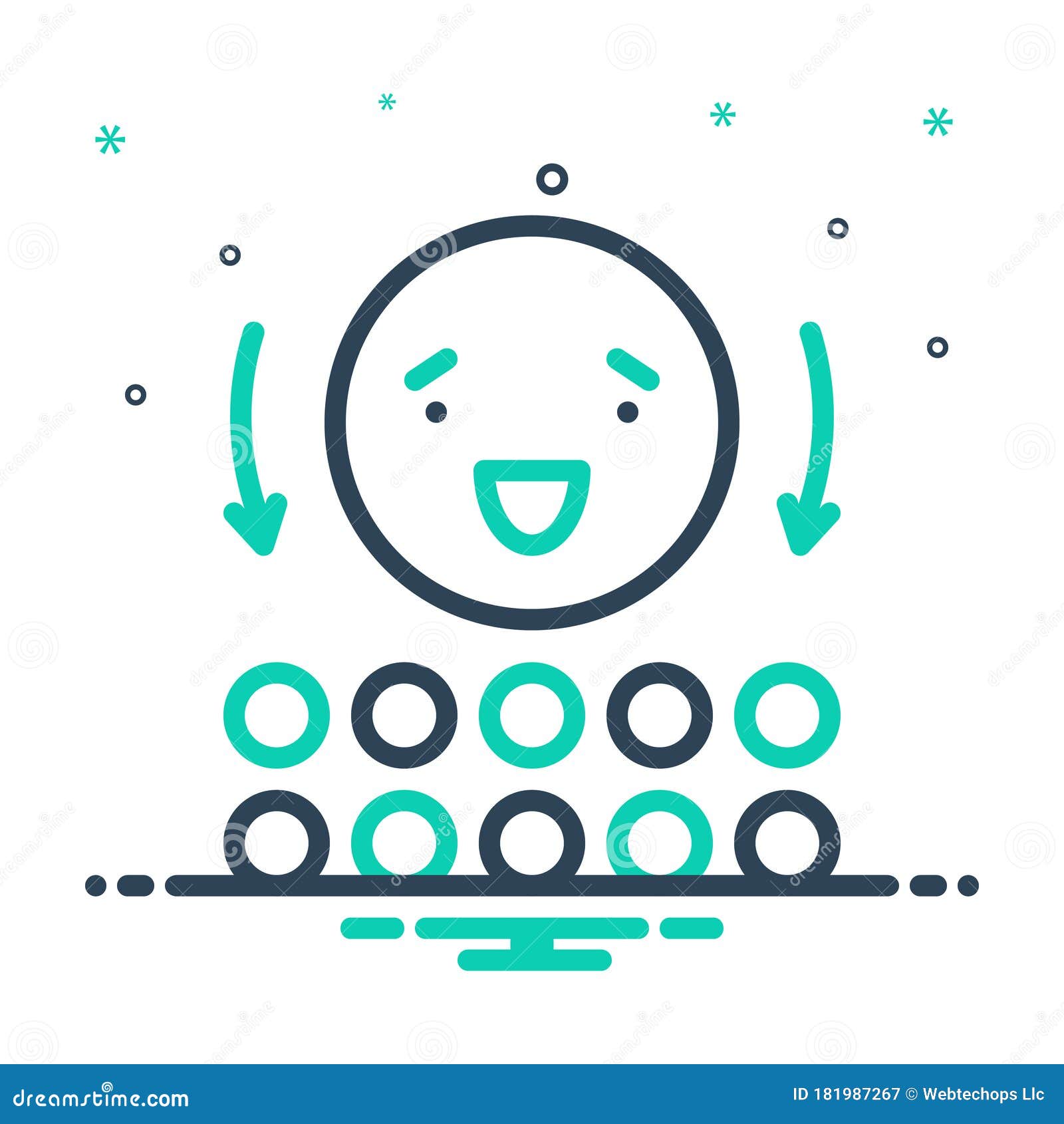 Mix Icon for Very, Much and Greatly Stock Vector - Illustration of ...