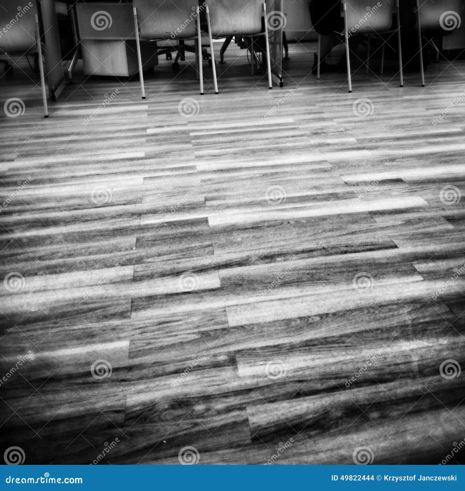In a Very Important Office. Artistic Look in Black and White. Stock ...