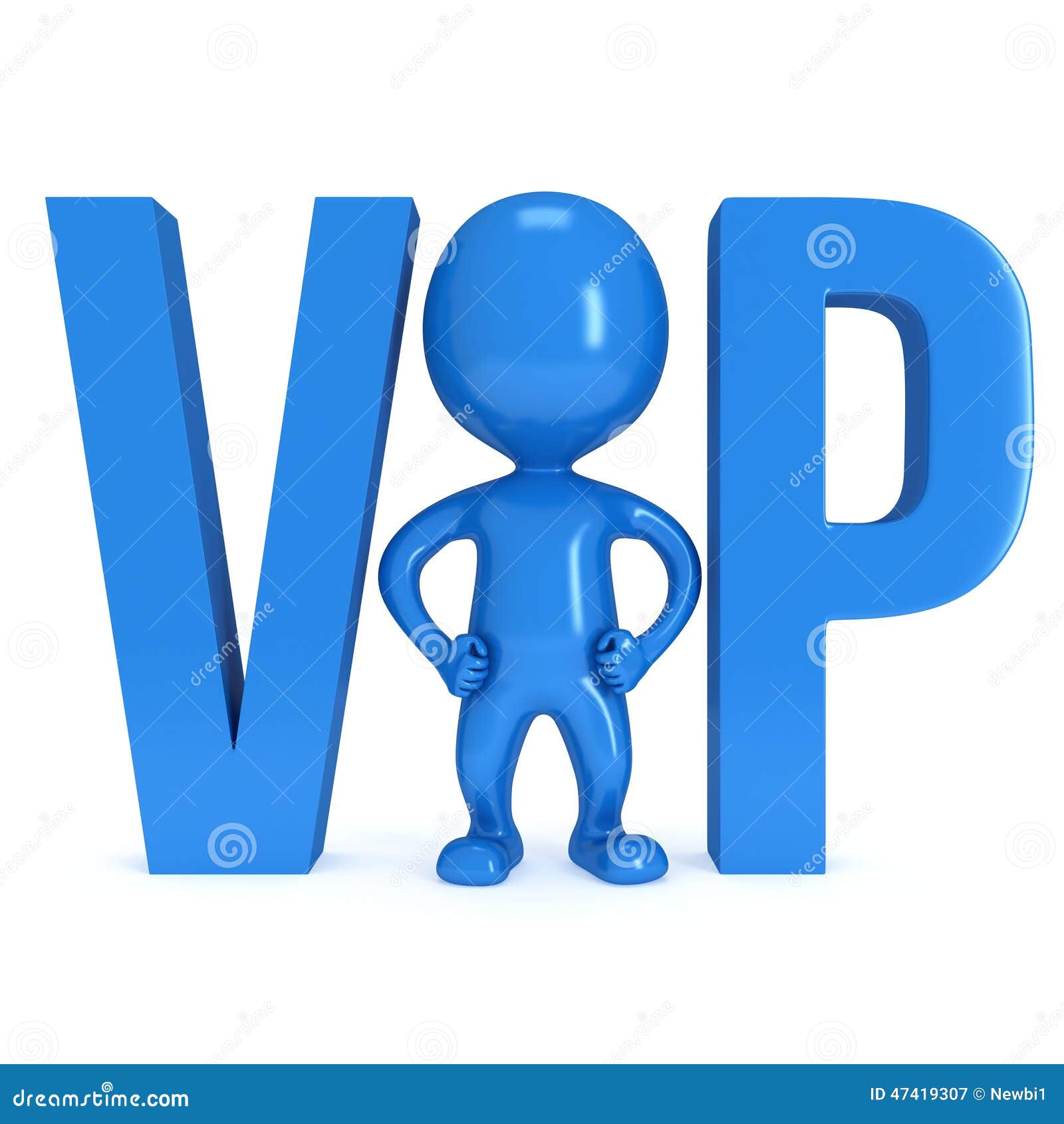 Very important person 3D stock illustration. Illustration of letters ...
