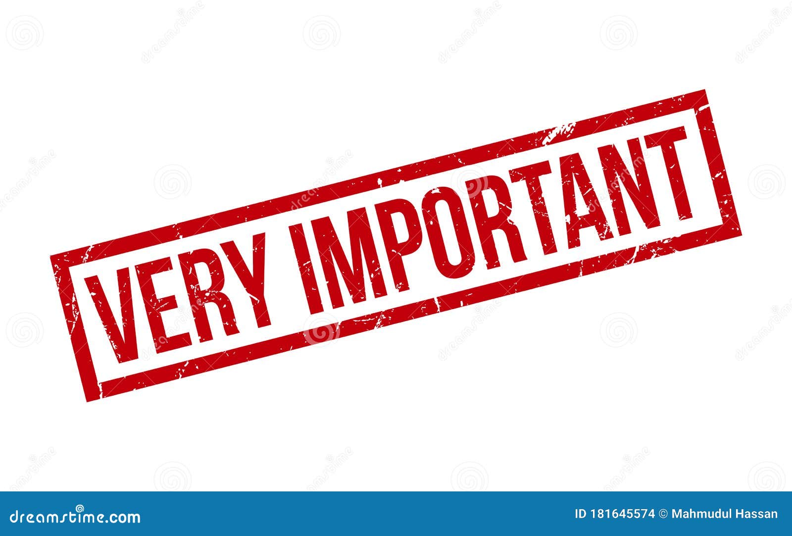 Very Important Rubber Stamp. Red Very Important Rubber Grunge Stamp ...