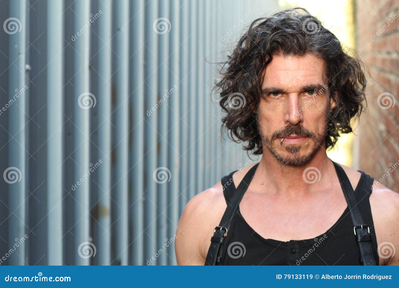 Very Intense Image of an EVIL Man Stock Image - Image of despair ...