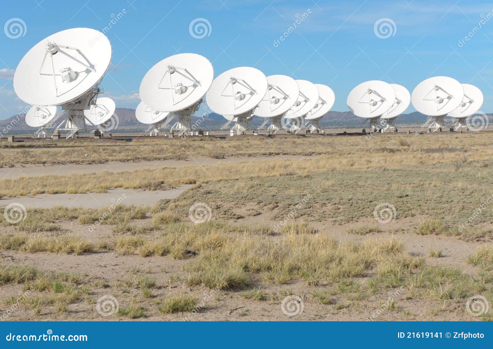 Very Large Array stock image. Image of configuration - 21619141