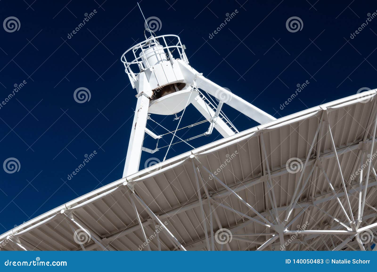 Very Large Array Close View of Underside of a Radio Antenna Dish VLA ...