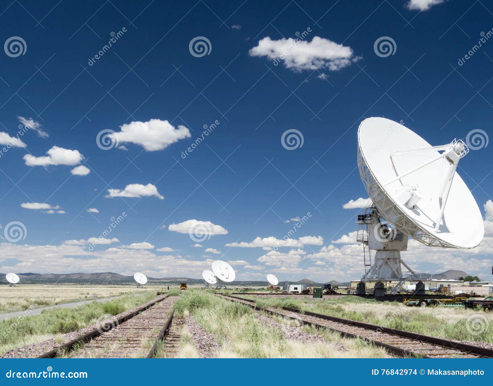 Very Large Array stock photo. Image of socorro, satellite - 76842974
