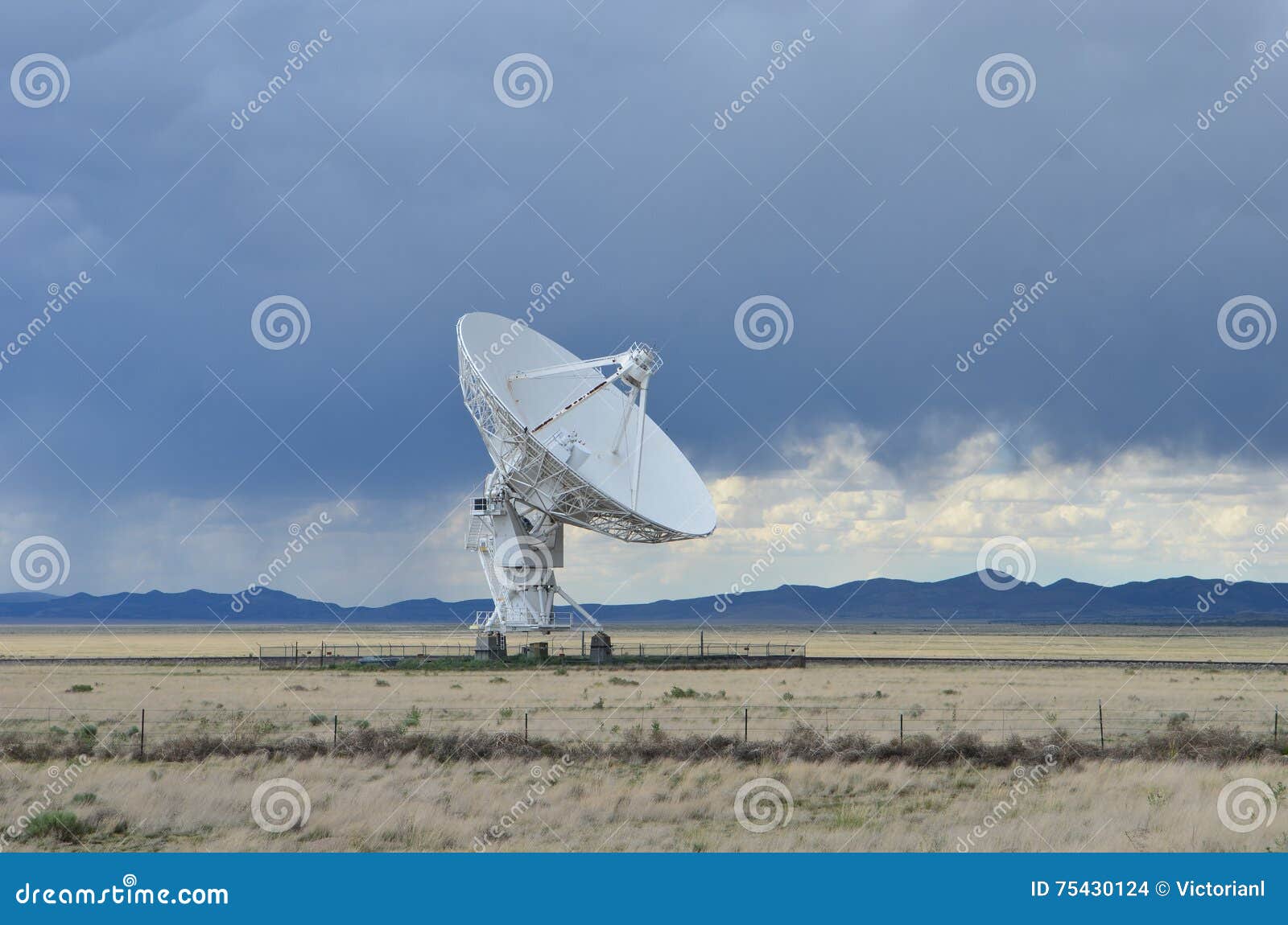 Very Large Array Satellite Dishes, USA Stock Photo - Image of ...