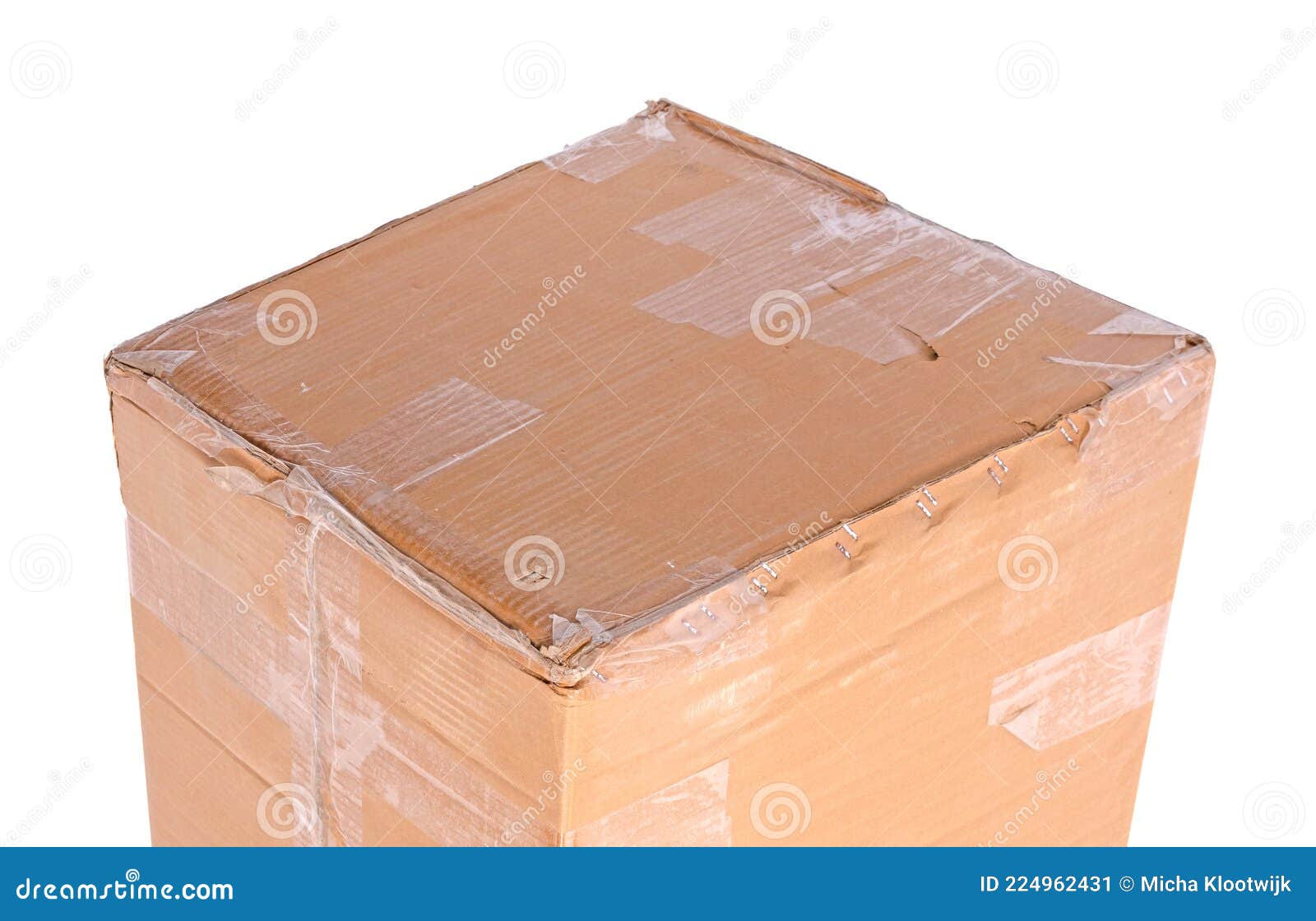 Very large cardboard box stock image. Image of carton - 224962431