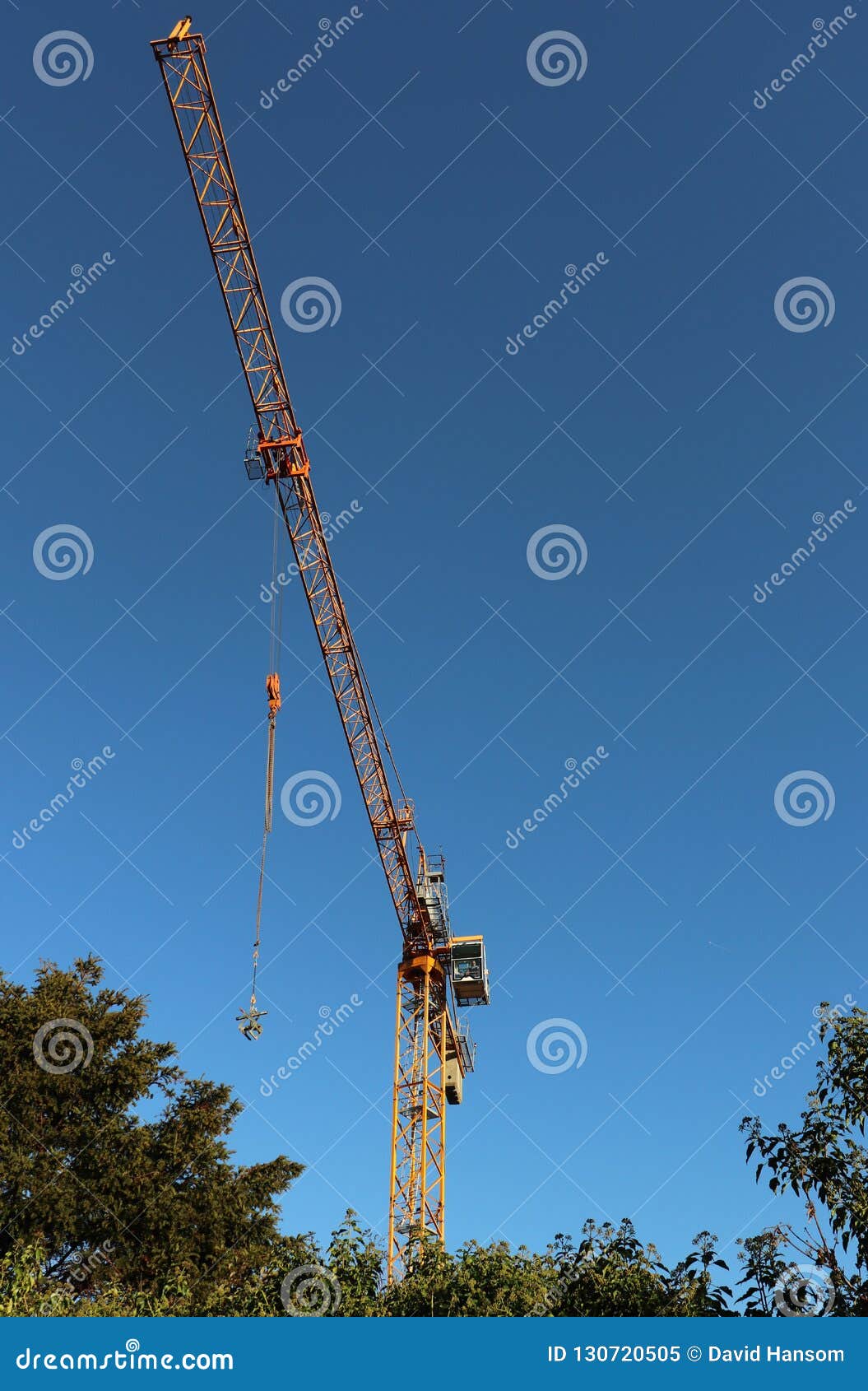 Very large crane at work stock image. Image of industry - 130720505