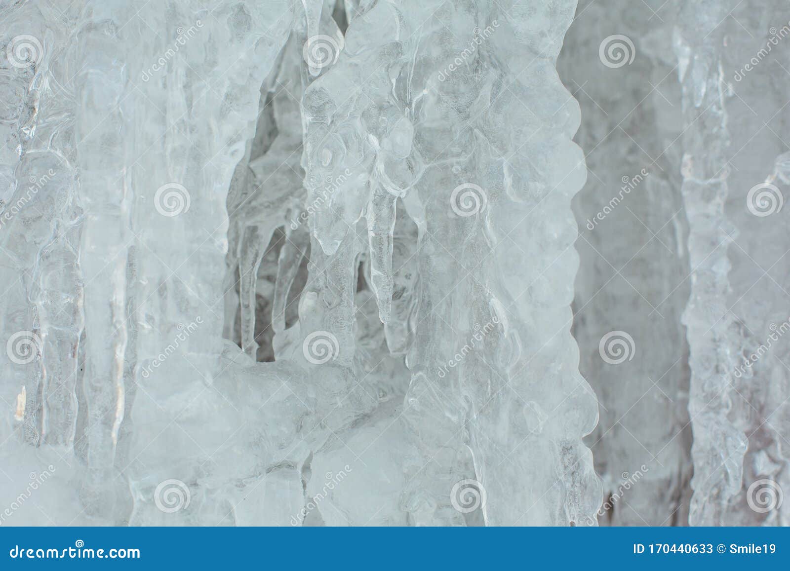 Very Large and Dangerous Icicles Close Up Stock Image - Image of ...