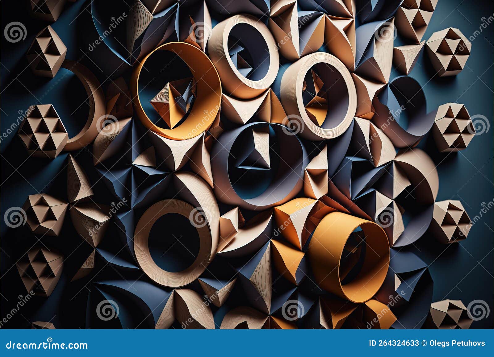 A Very Large Group of Different Shapes and Sizes of Objects on a Wall ...