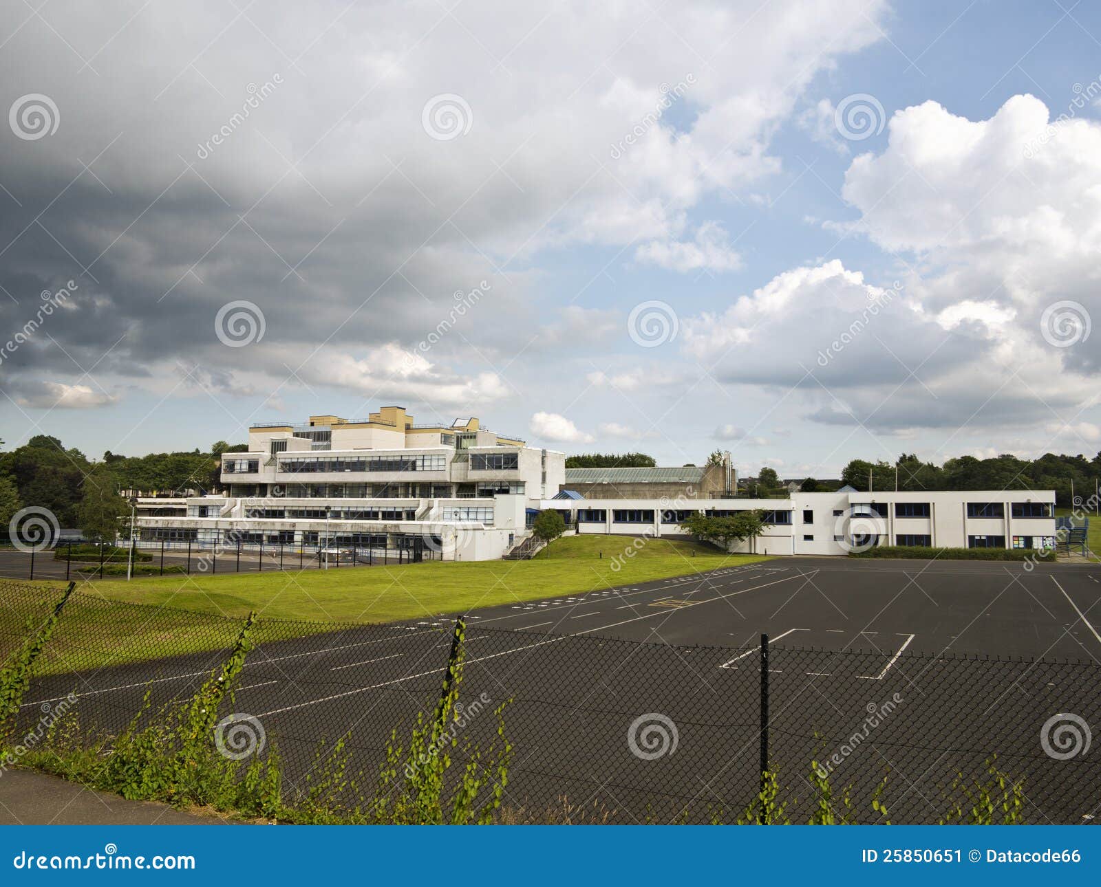 Very large school stock image. Image of education, windows - 25850651