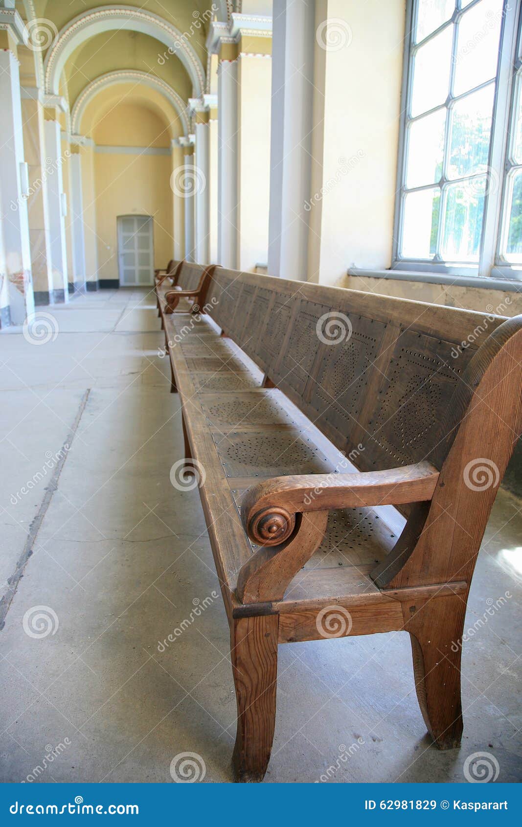 Very Long Church Bench Royalty-Free Stock Photo | CartoonDealer.com ...