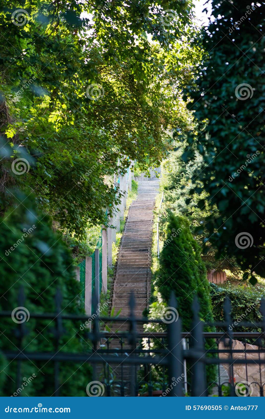 Very long staircase stock image. Image of challenge, mount - 57690505