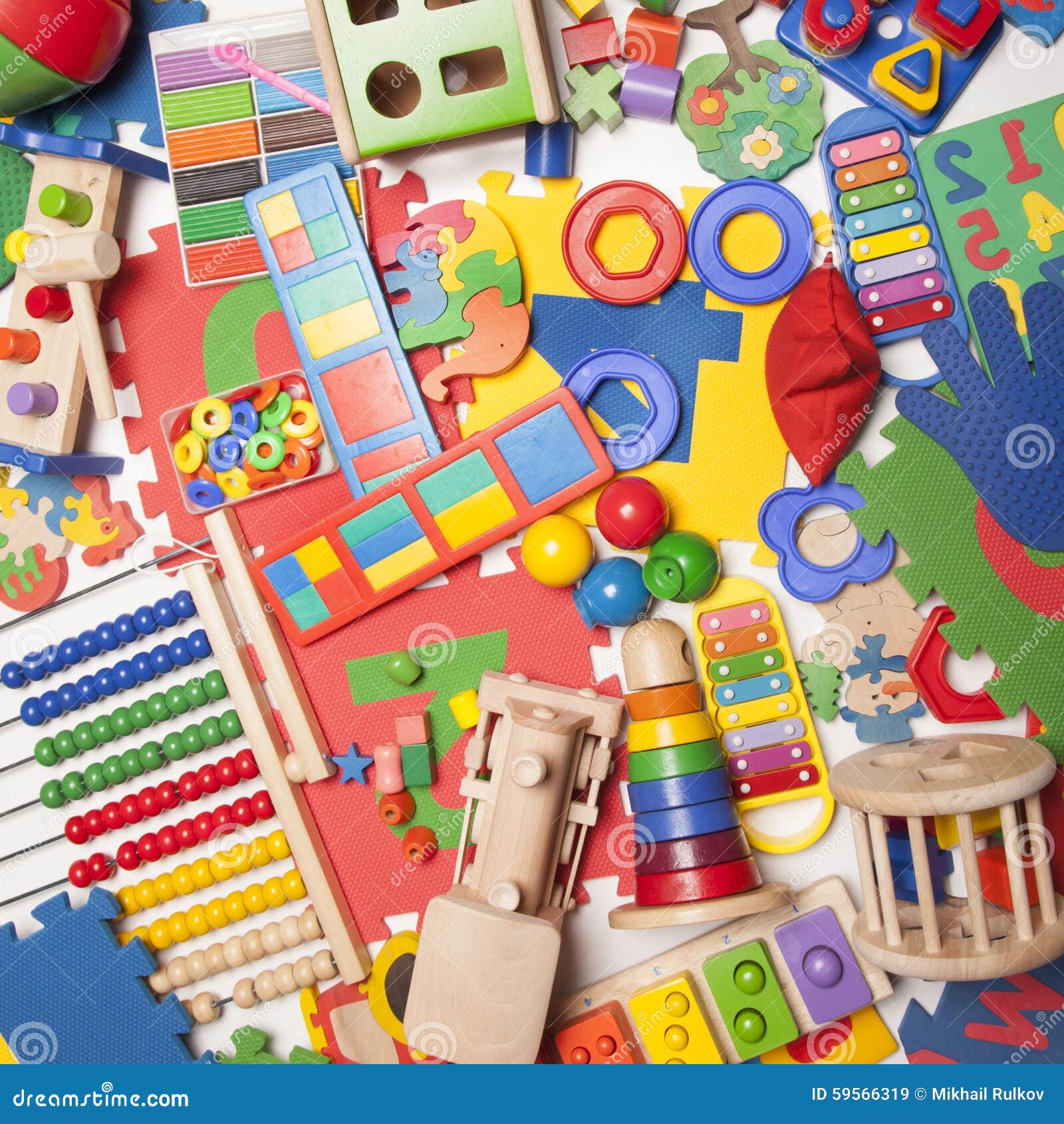 Very many toys stock image. Image of ball, full, blocks - 59566319