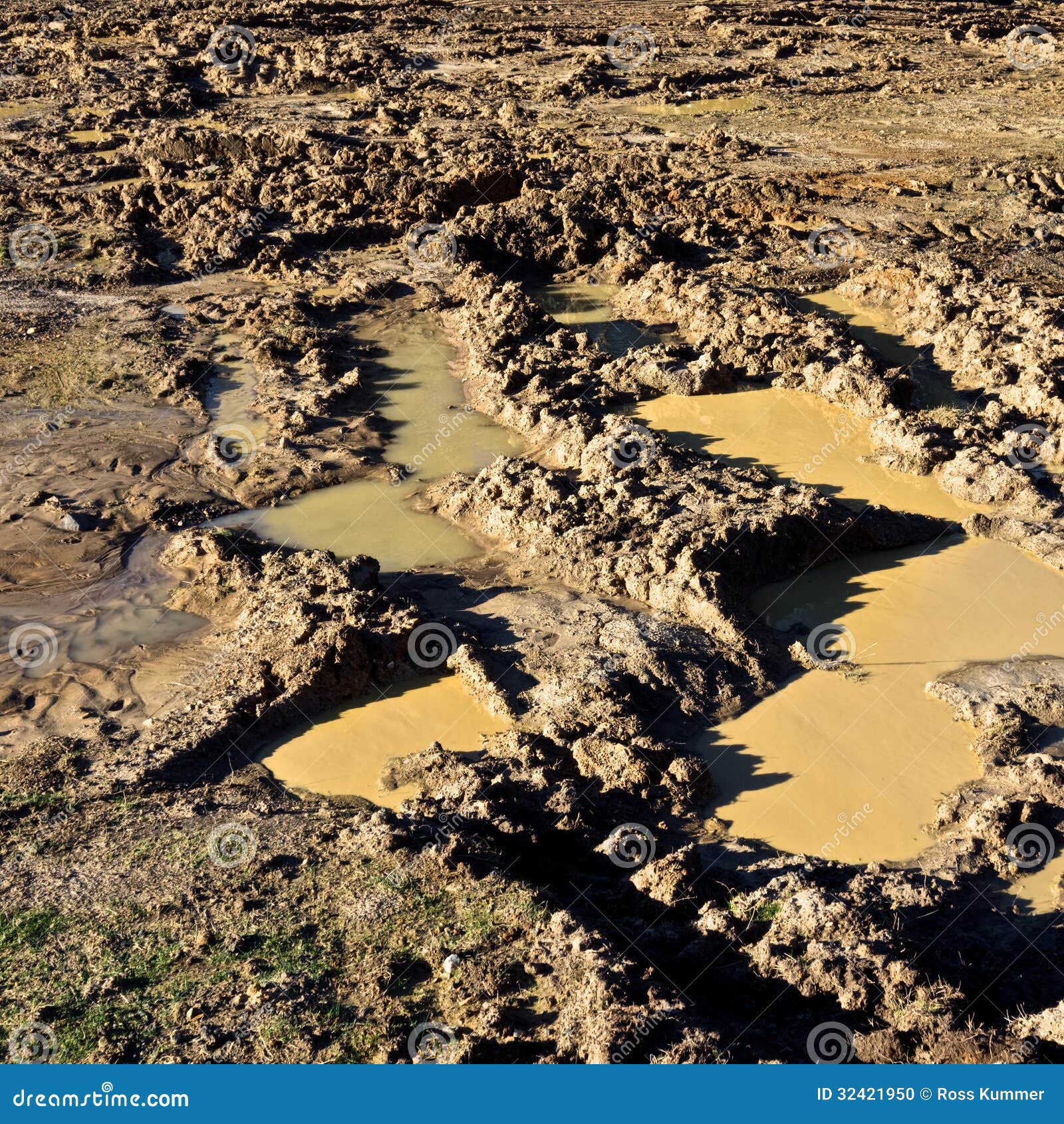Very muddy drive stock photo. Image of marks, rain, road - 32421950