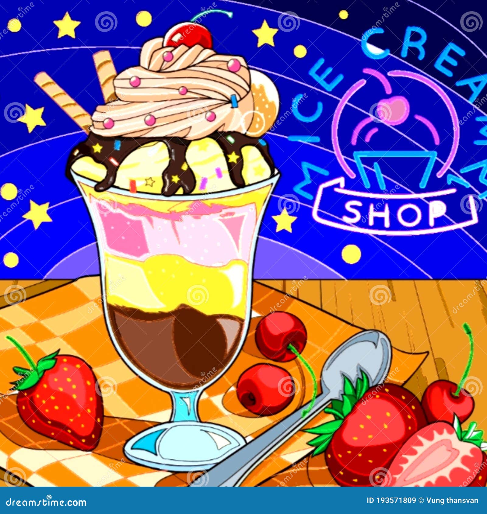 Very Nice and Beautiful Paintings Stock Illustration - Illustration of ...