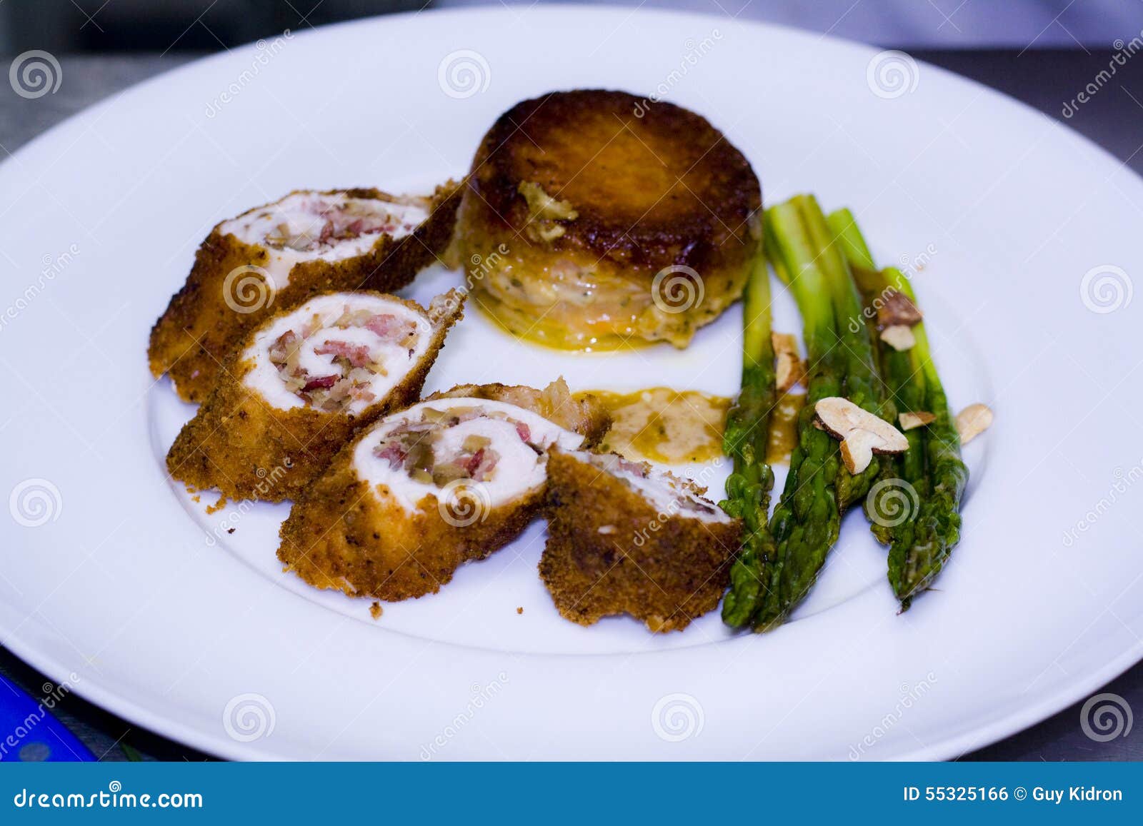 Very nice served plate stock photo. Image of plate, chicken - 55325166