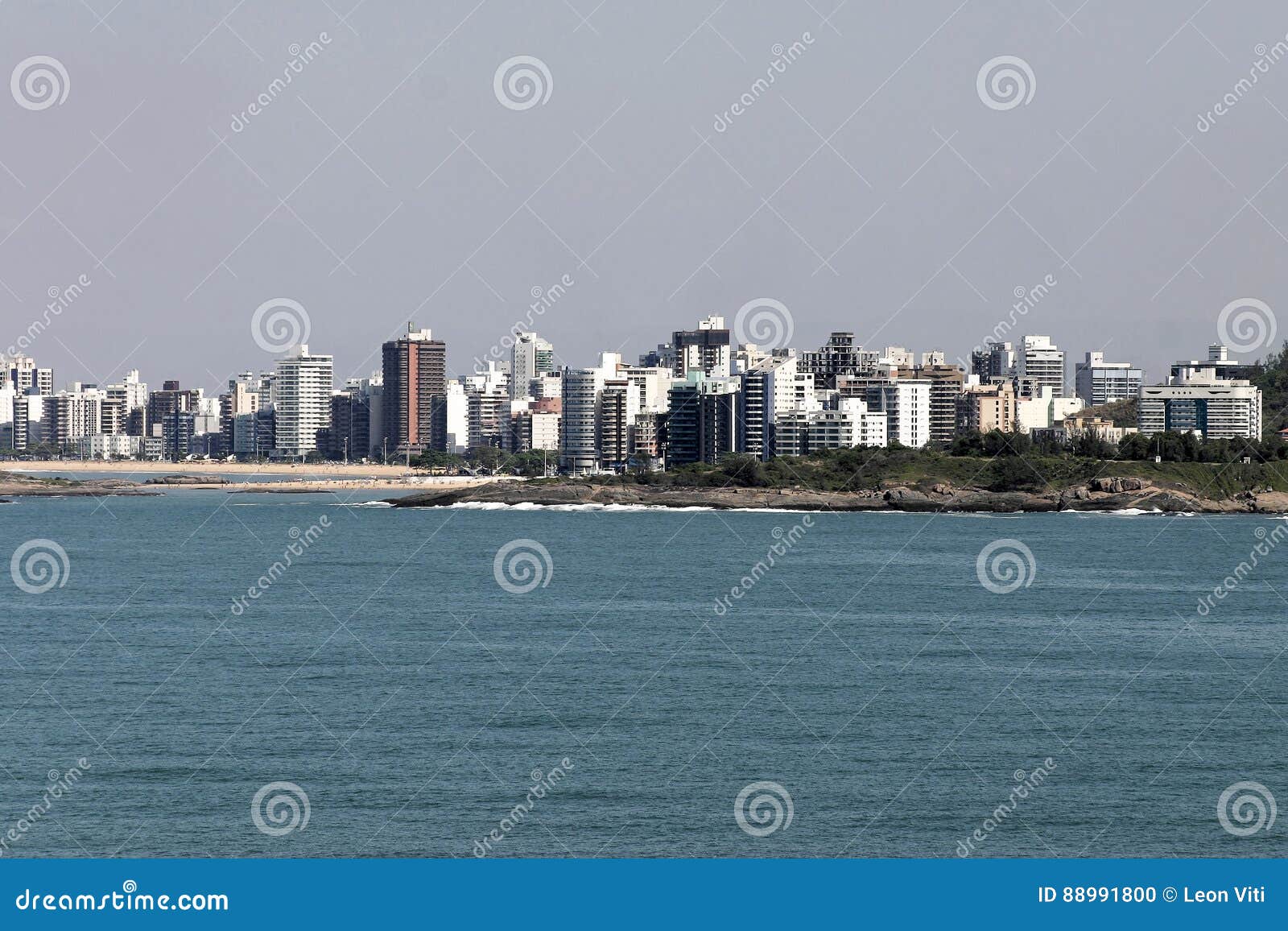 Very Nice View of Vitoria Water Front Stock Photo - Image of harbour ...