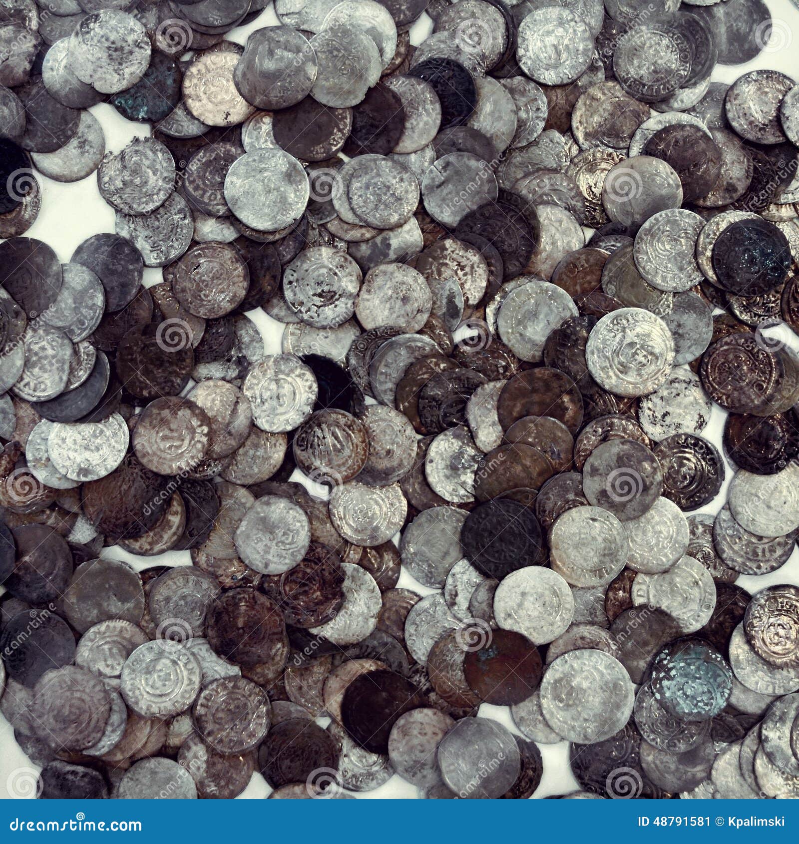 Very old ancient coins stock image. Image of bronze, history - 48791581