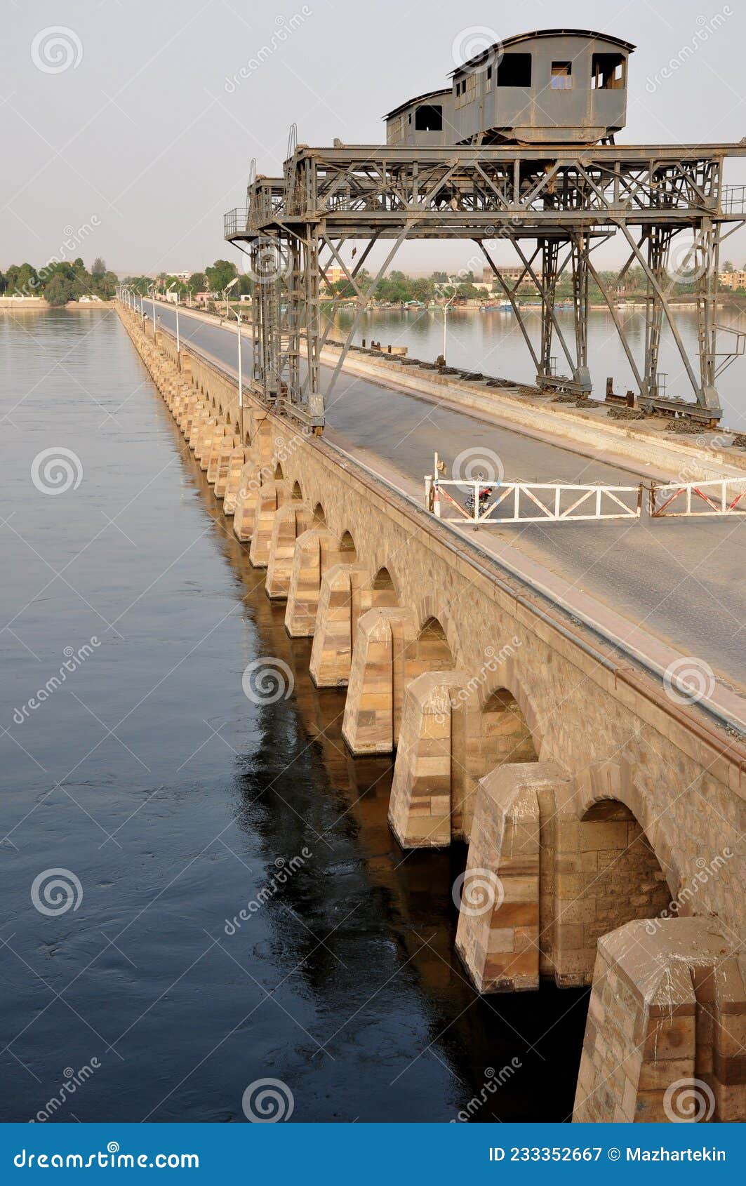 A very old bridge in Egypt stock image. Image of egypt - 233352667