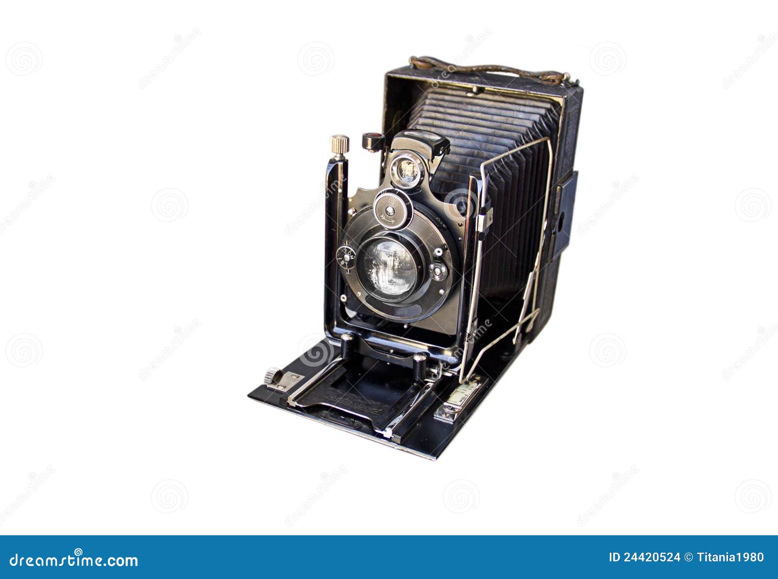 A very old camera stock photo. Image of technology, album - 24420524