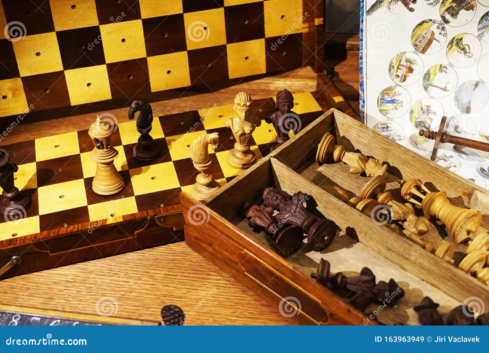 Very old chess game stock image. Image of chess, king - 163963949
