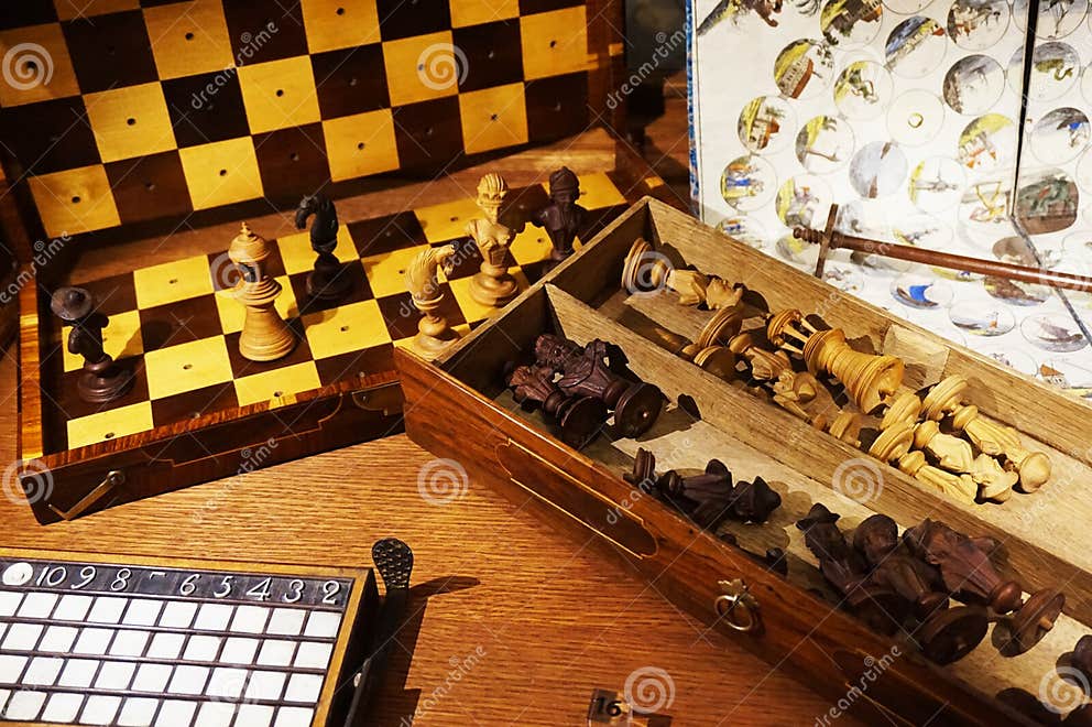 Very old chess game stock photo. Image of battle, queen - 163963972