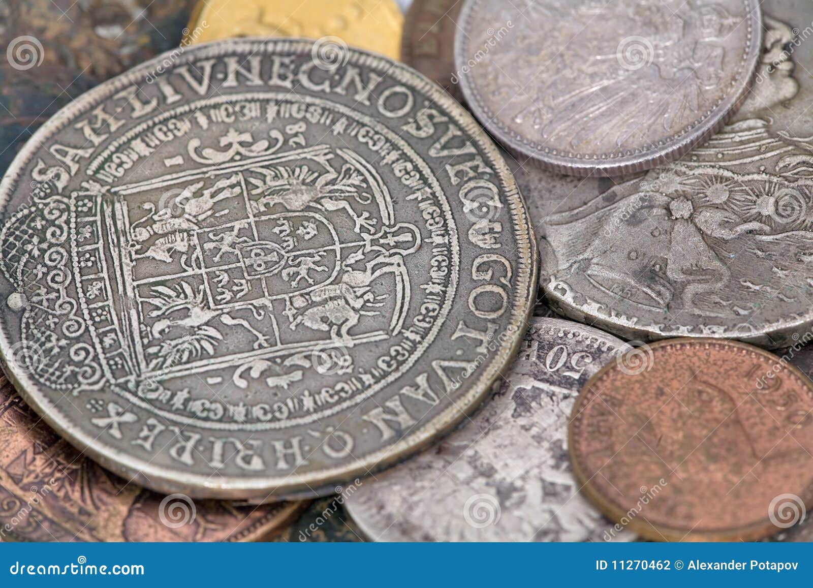Very Old Coins Stock Photography - Image: 11270462
