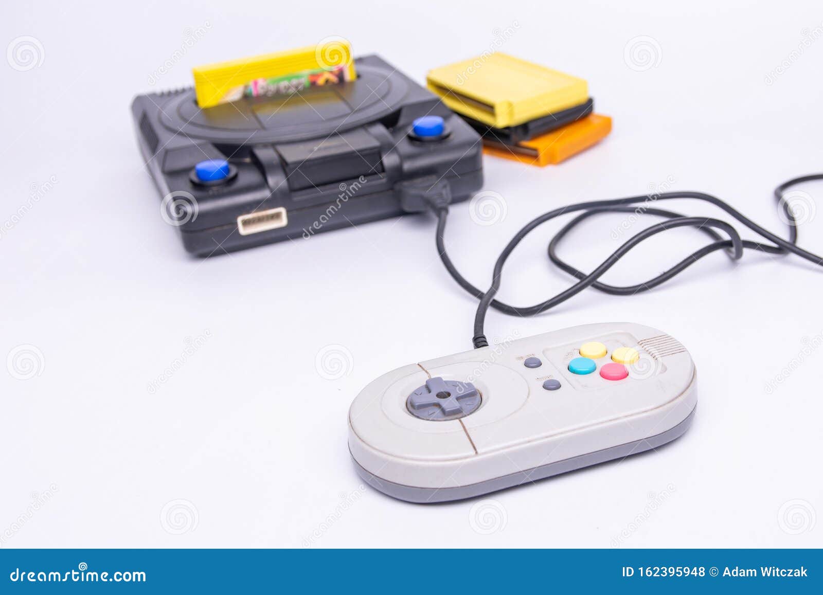 Very Old Console On A White Background. Nostalgia Editorial Image ...