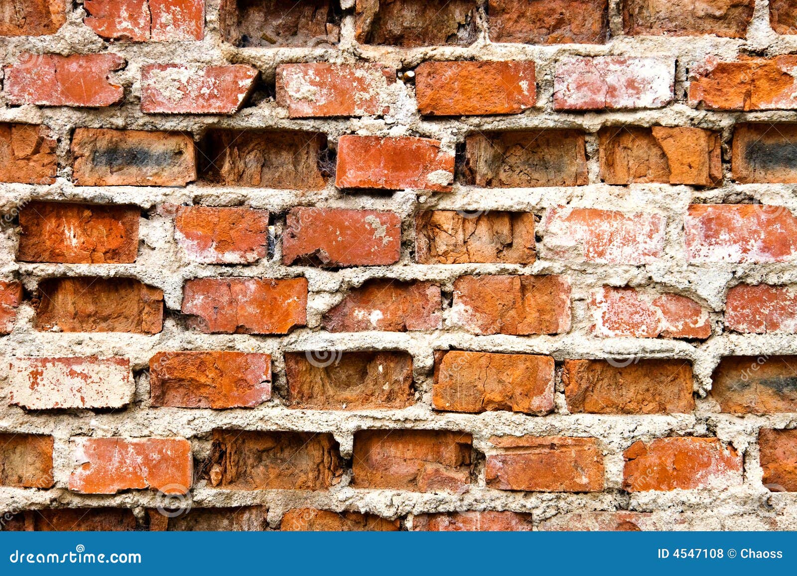 Very Old and Damaged Brick Wall Stock Photo - Image of block ...
