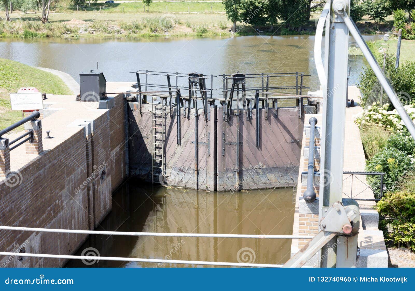 Very old dutch lock stock photo. Image of gateway, watercraft - 132740960