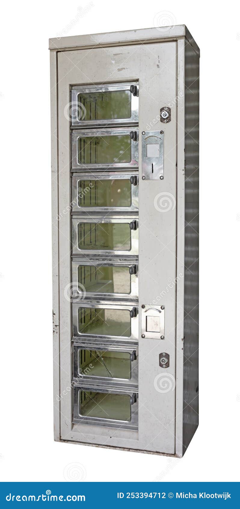 Very Old Empty Vending Machine Stock Photo - Image of coin, business ...