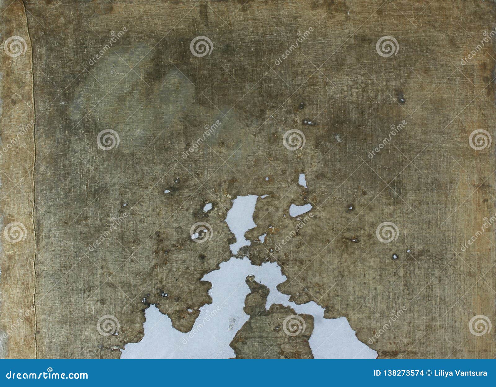 Very Old Fabric is Spoiled by Time. Top View Stock Photo - Image of ...