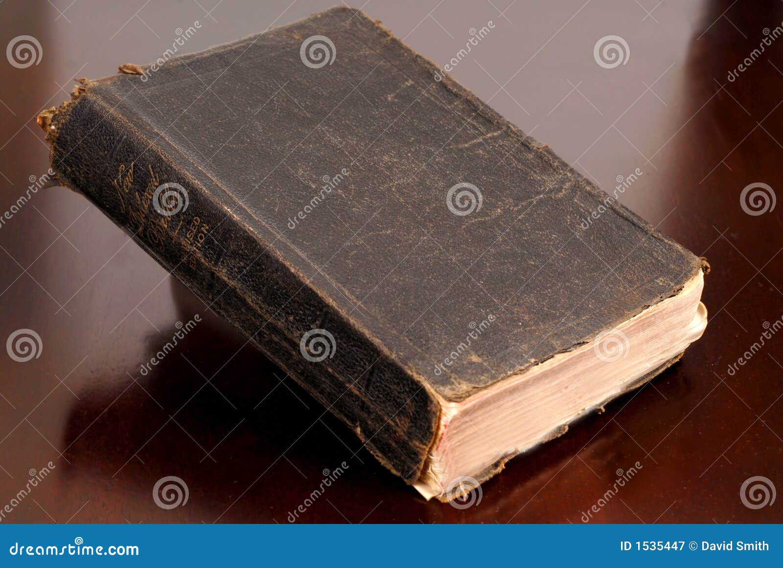 Very Old Family Bible Resting On Table Royalty Free Stock Photography ...