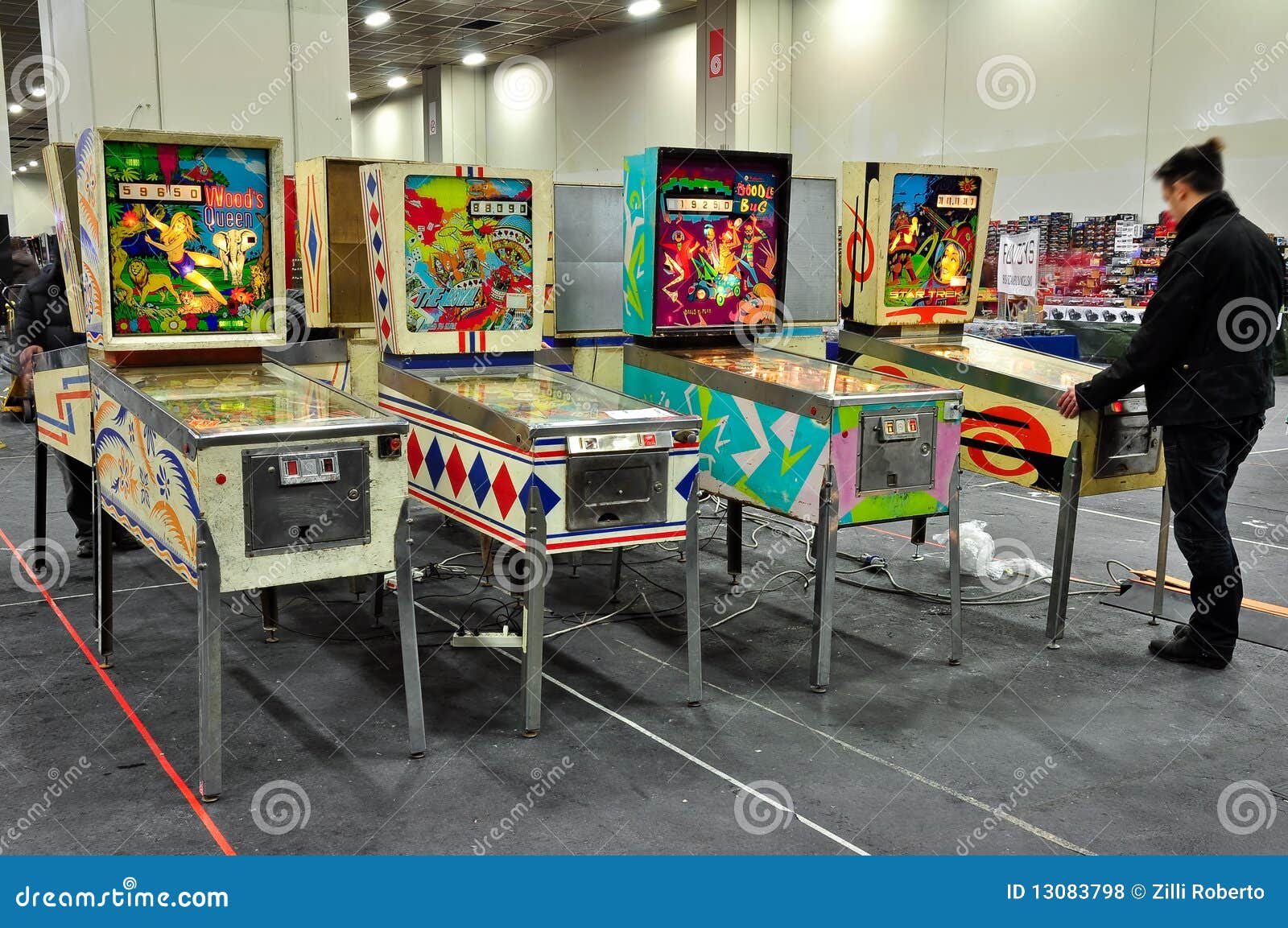 Very old flipper editorial stock photo. Image of player - 13083798